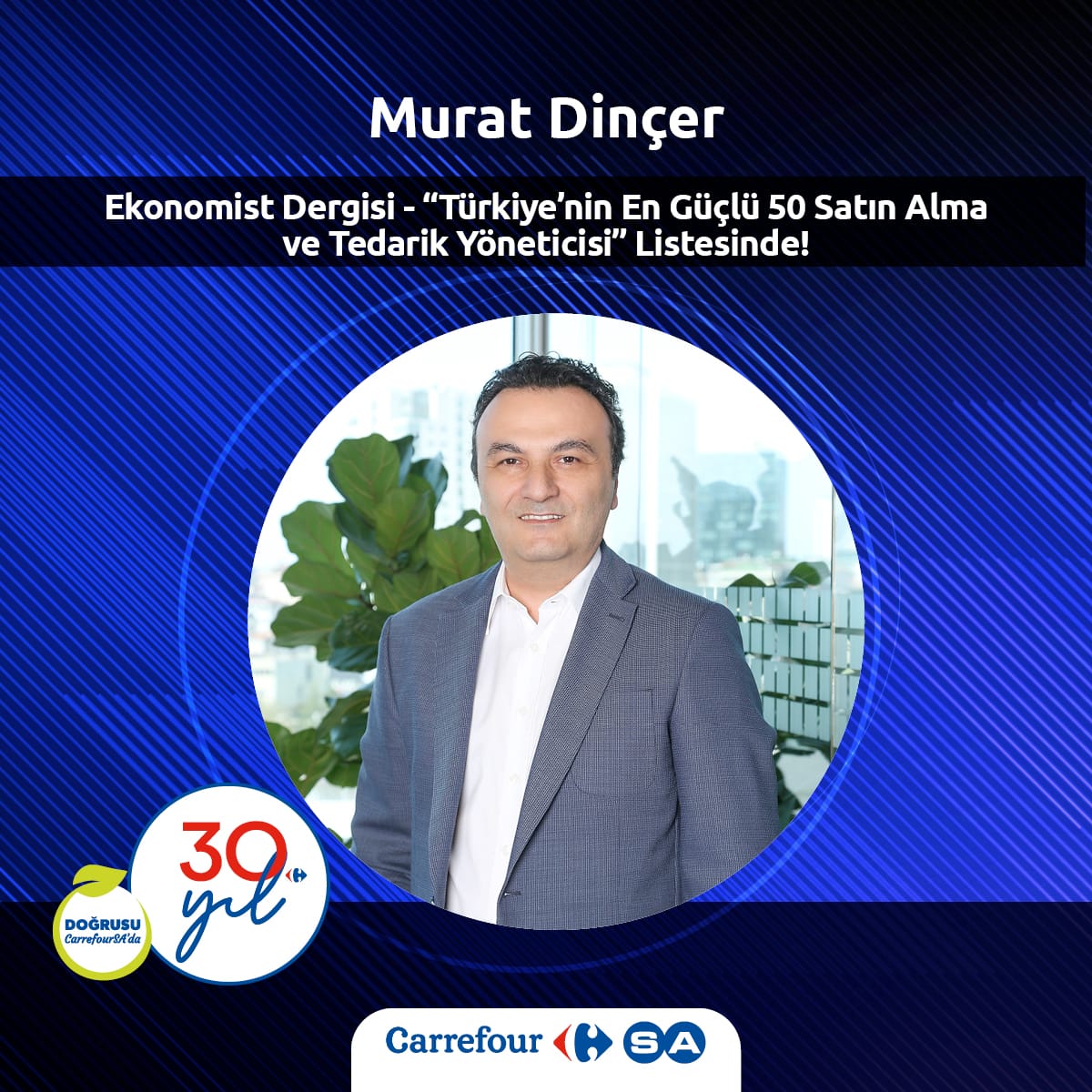 Murat Dinçer “Türkiye’nin En Güçlü 50 Satın Alma ve Tedarik Yöneticisi ...